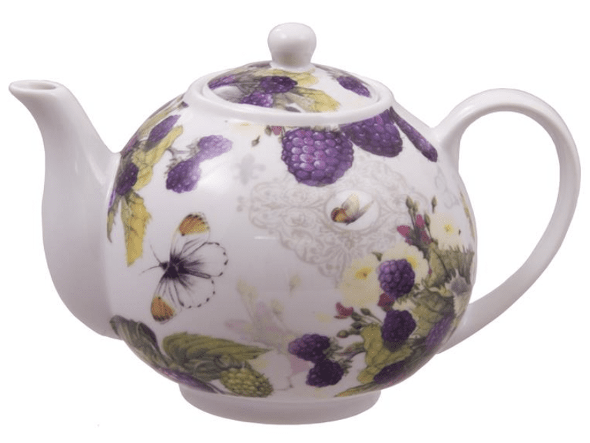Purple Raspberry Teacup and Saucer Set- case of 24 sets | Floral Supply